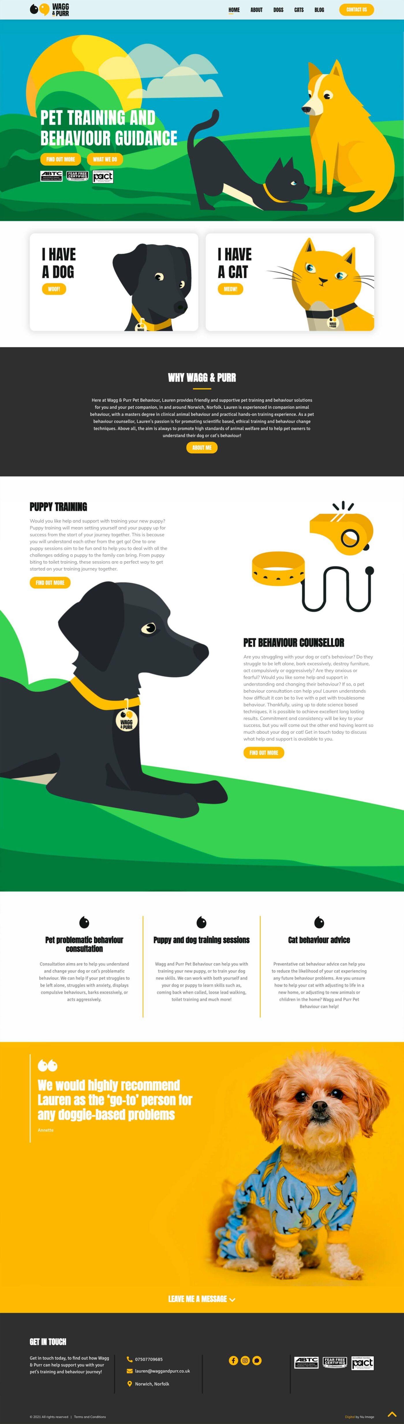 A Website With Purr-sonality (Wagg & Purr) - Nu Image